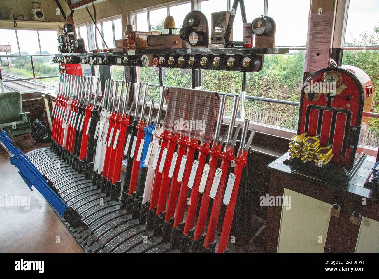 Mechanical signal box Banque de photographies et d’images à haute ...