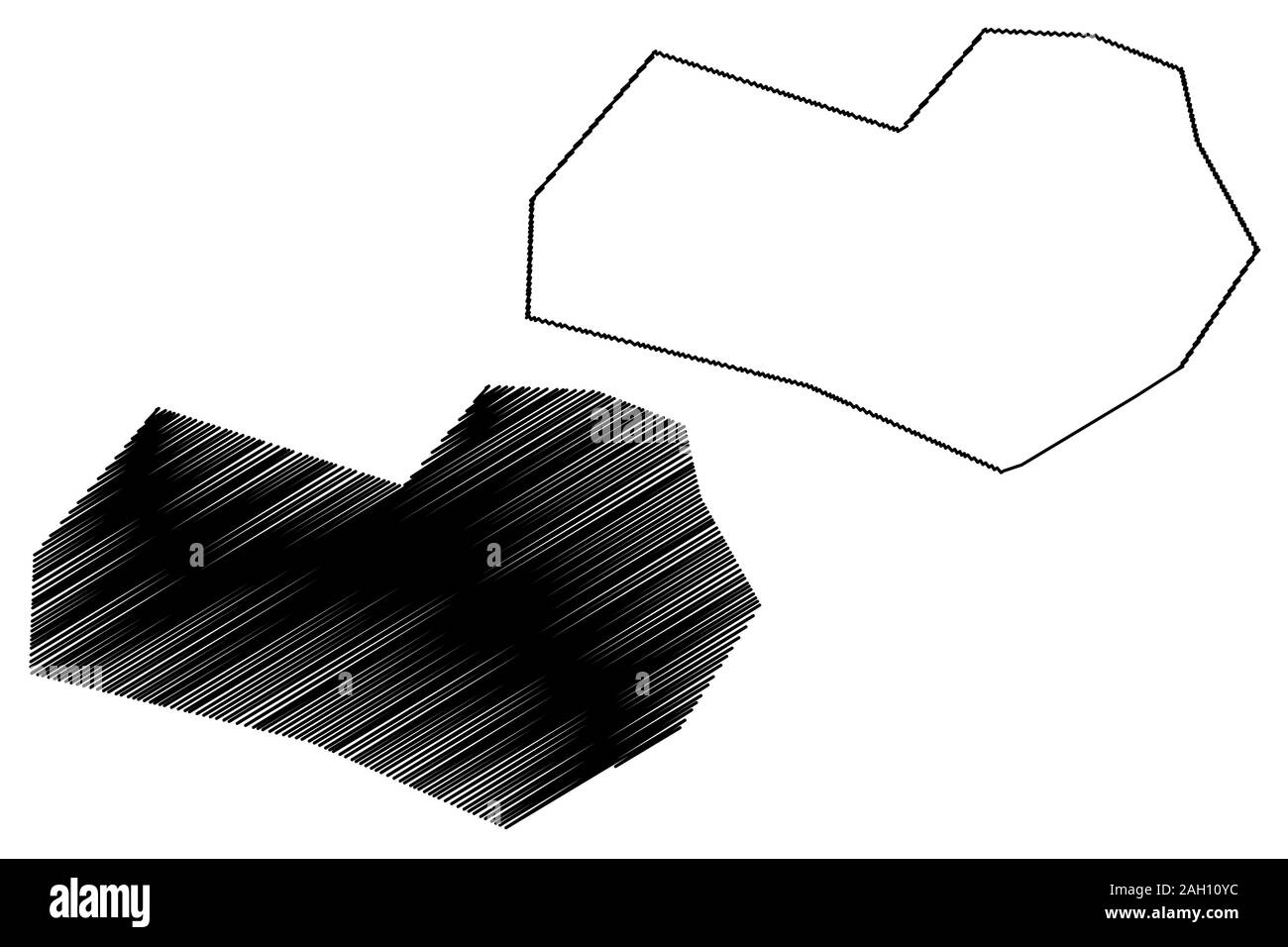 Province de l'Orkhon aimags (provinces de la Mongolie), map vector ...