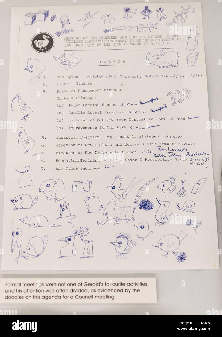 Jersey zoo gerald durrell Banque de photographies et d’images à haute ...