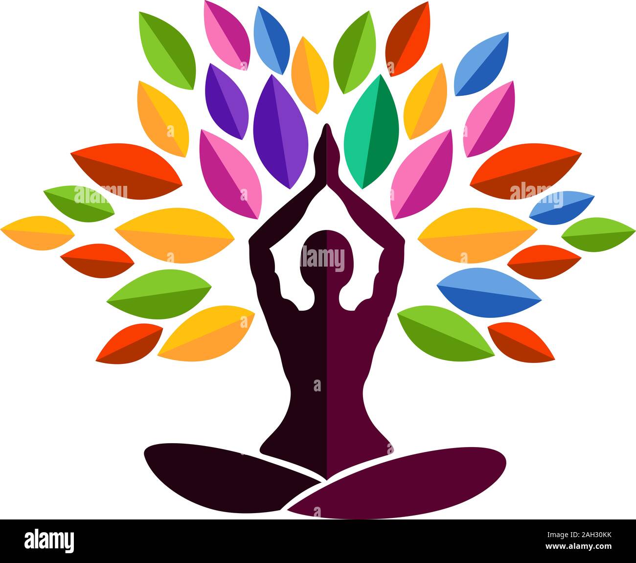 Logo de yoga Banque de photographies et d’images à haute résolution - Alamy