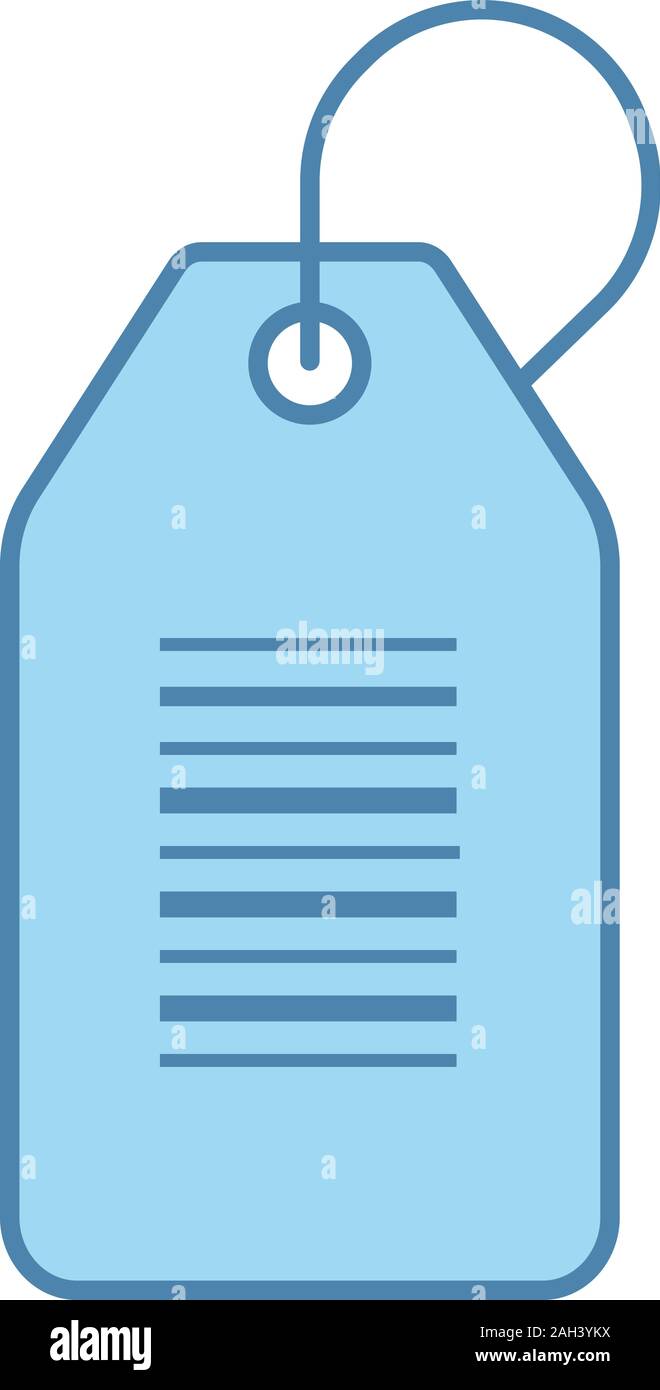 L'icône de couleur d'étiquette de codes barres. Code barres linéaire ...