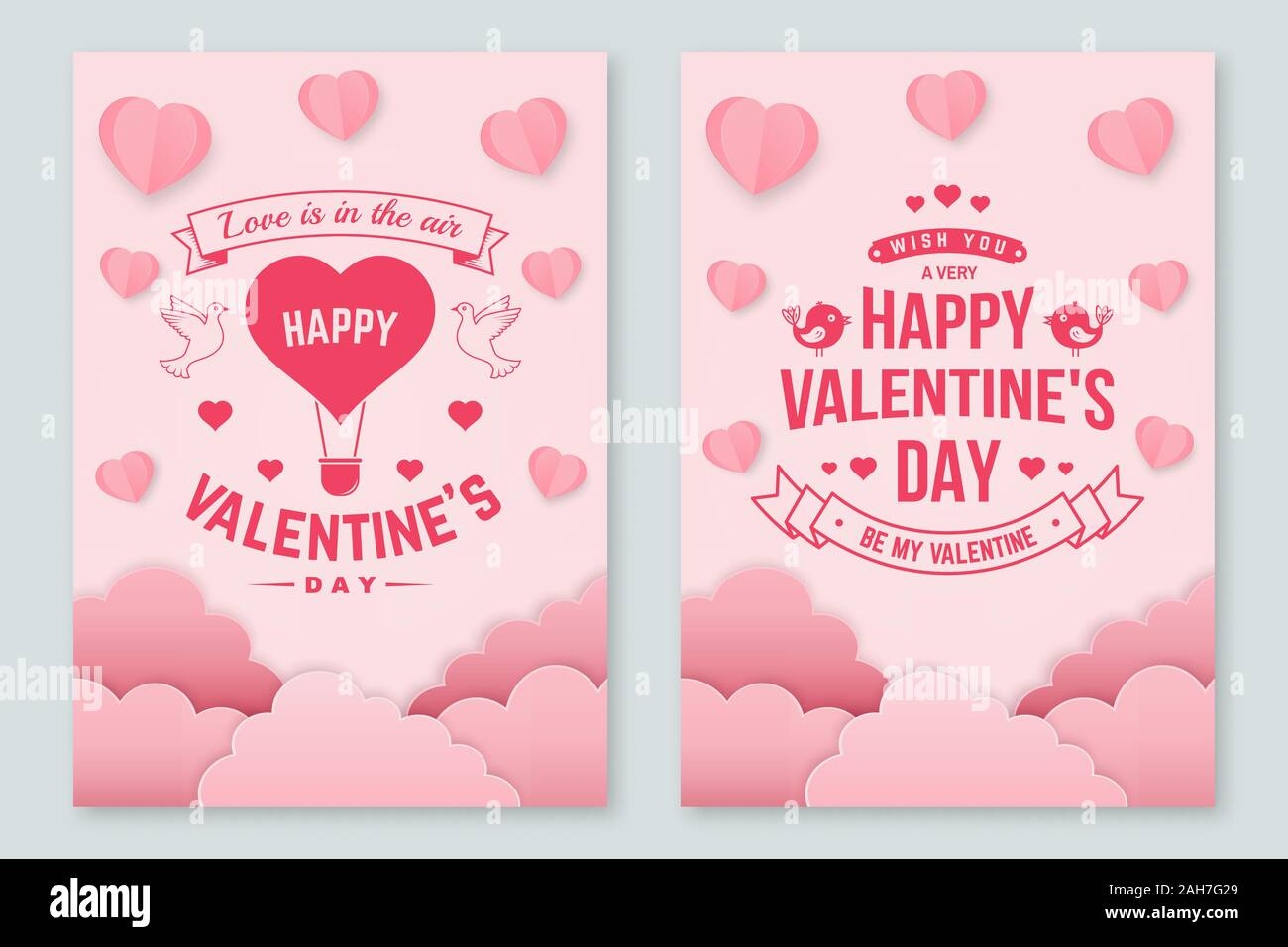 Affiche de la saint valentin Banque de photographies et d’images à ...