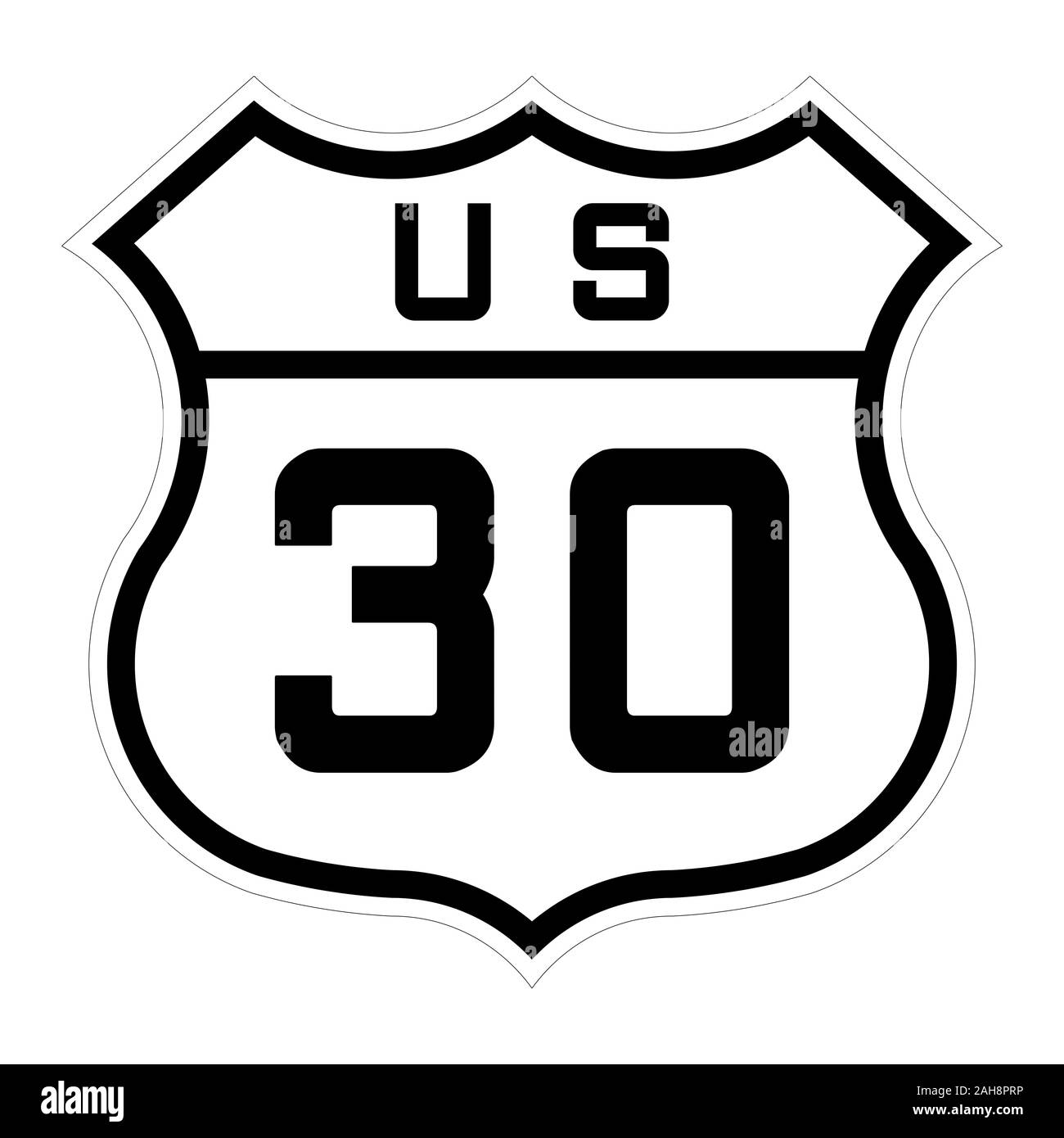 Panneau de signalisation historique en bordure de route Banque d'images ...