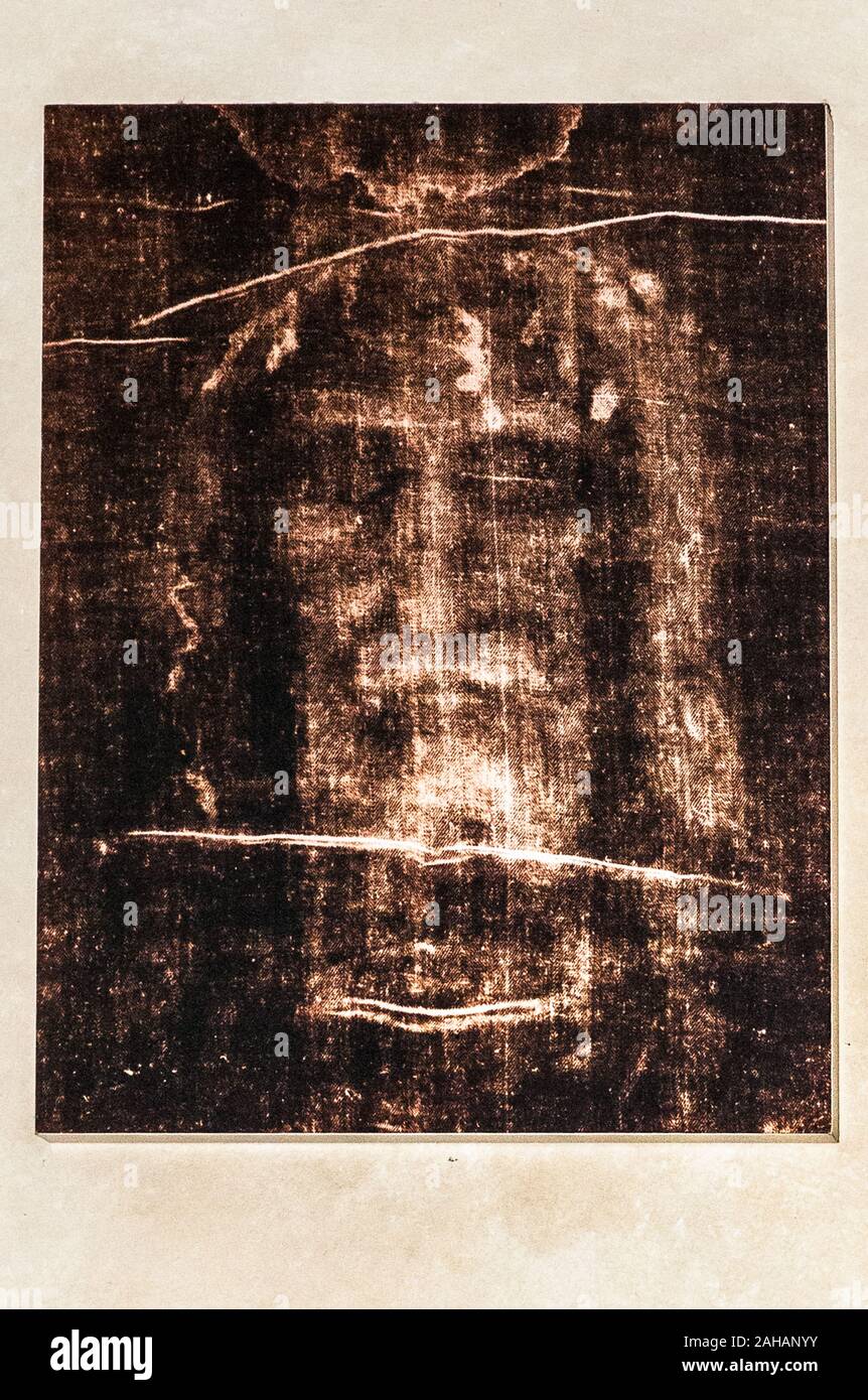 Sainte face suaire de turin Banque de photographies et d’images à haute ...