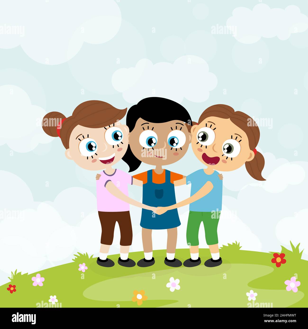 Couleurs de peau Banque d'images vectorielles - Alamy