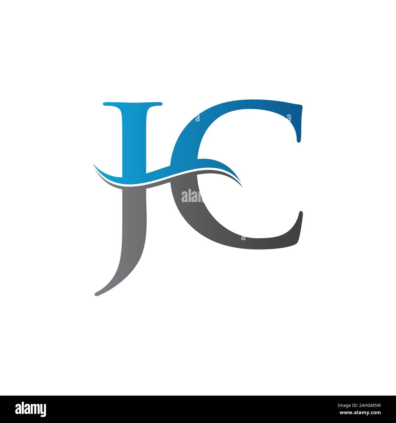 JC lettre Type Logo Design vector modèle. Résumé Lettre JC Logo Design ...