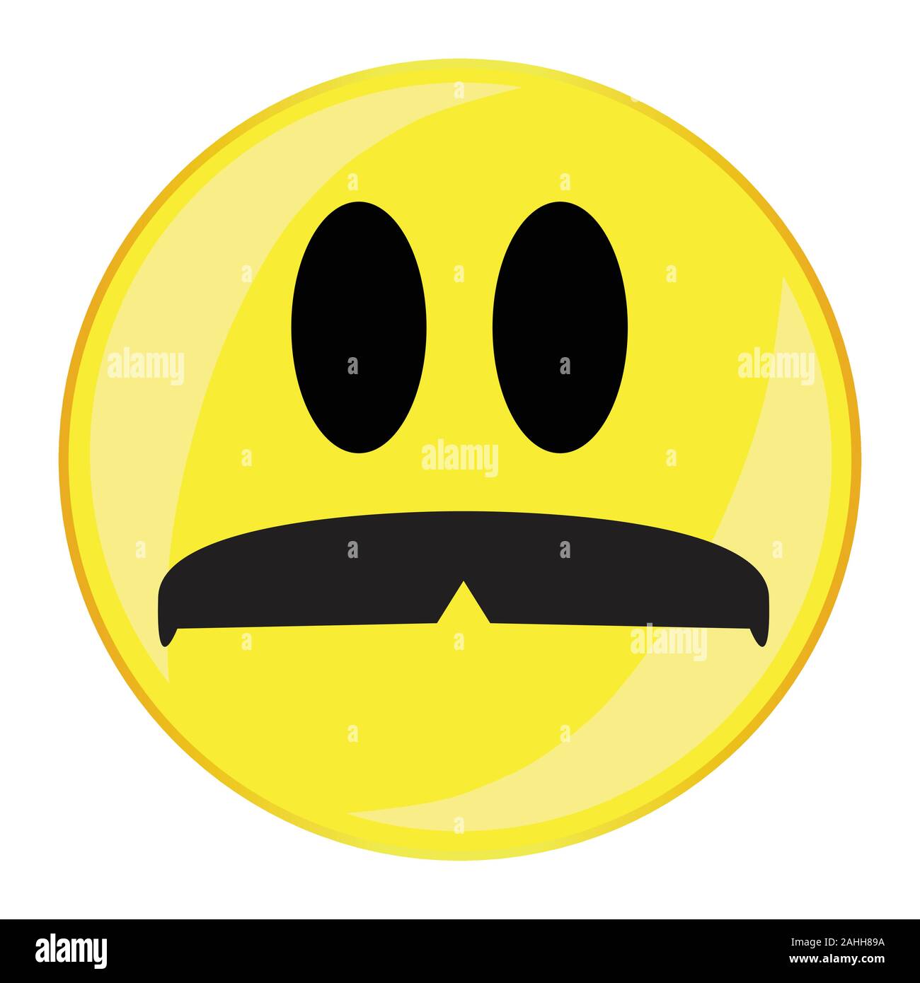 Smiley vector moustache Banque de photographies et d’images à haute ...