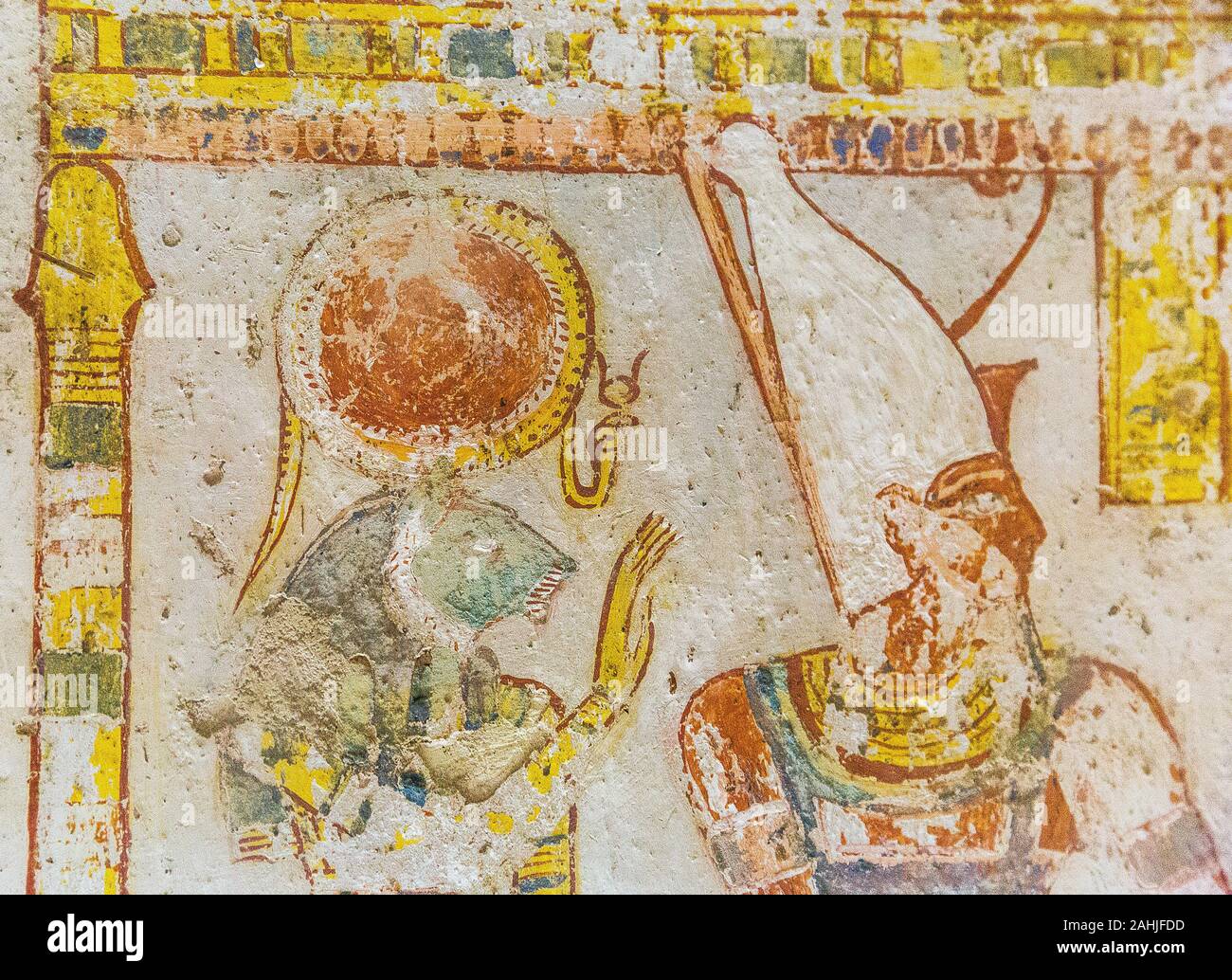 UNESCO World Heritage, Thèbes en Egypte, la vallée des Nobles, tombe de ...