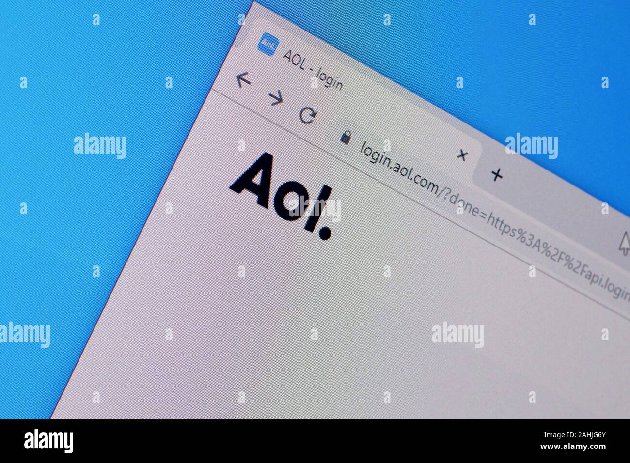 Aol page Banque de photographies et d’images à haute résolution - Alamy