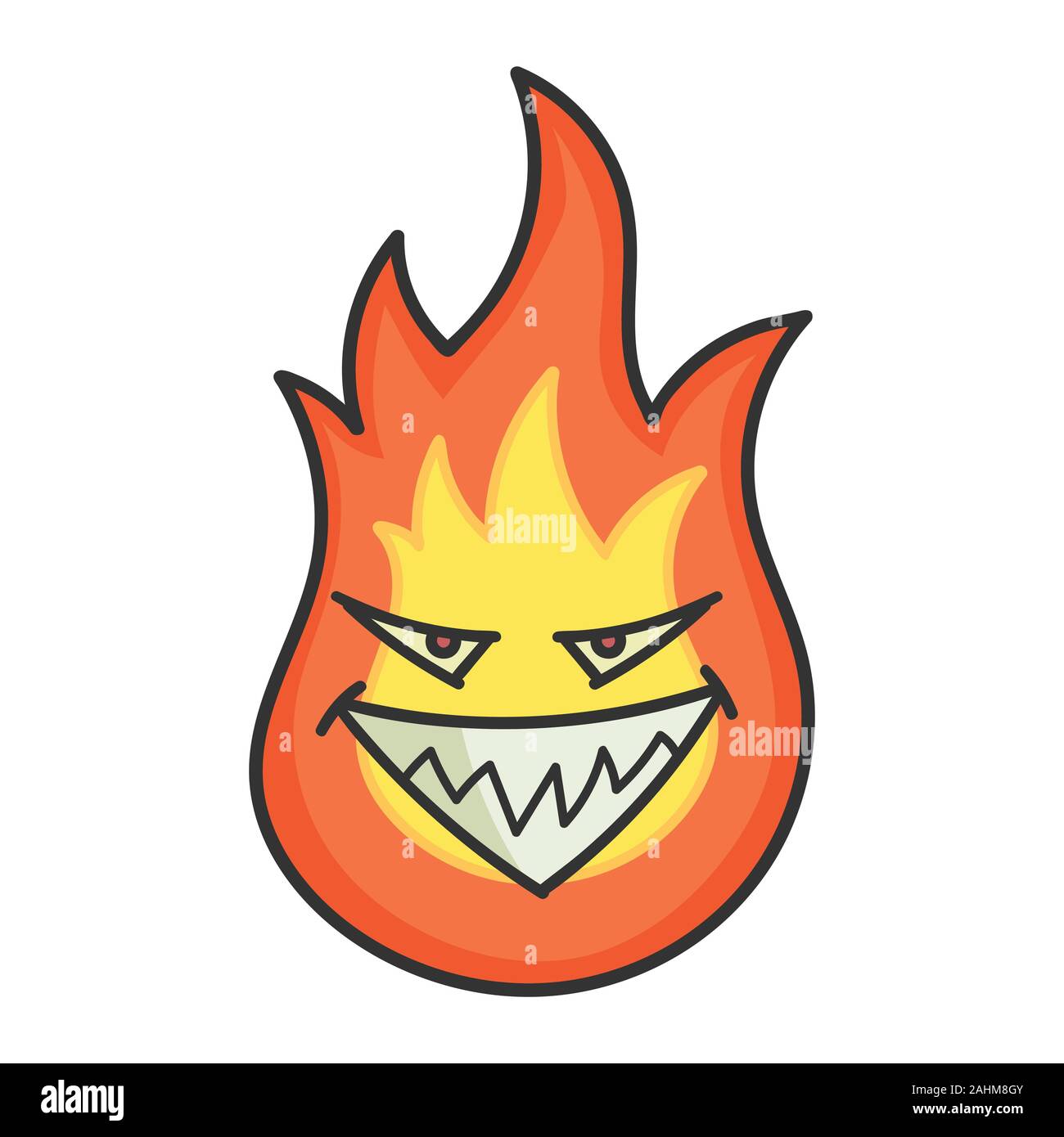 Emoticon feu Banque de photographies et d’images à haute résolution - Alamy
