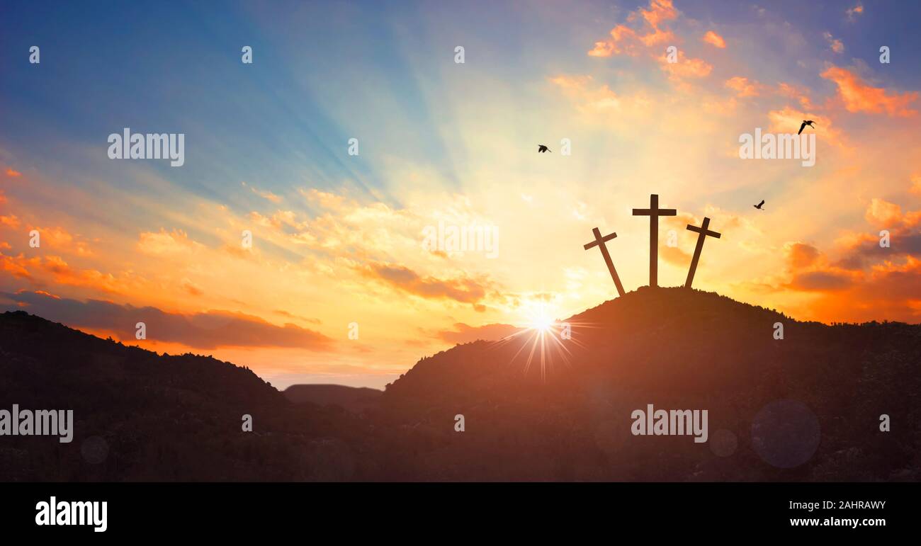 La Croix symbole de Christian et Jésus Christ Photo Stock - Alamy