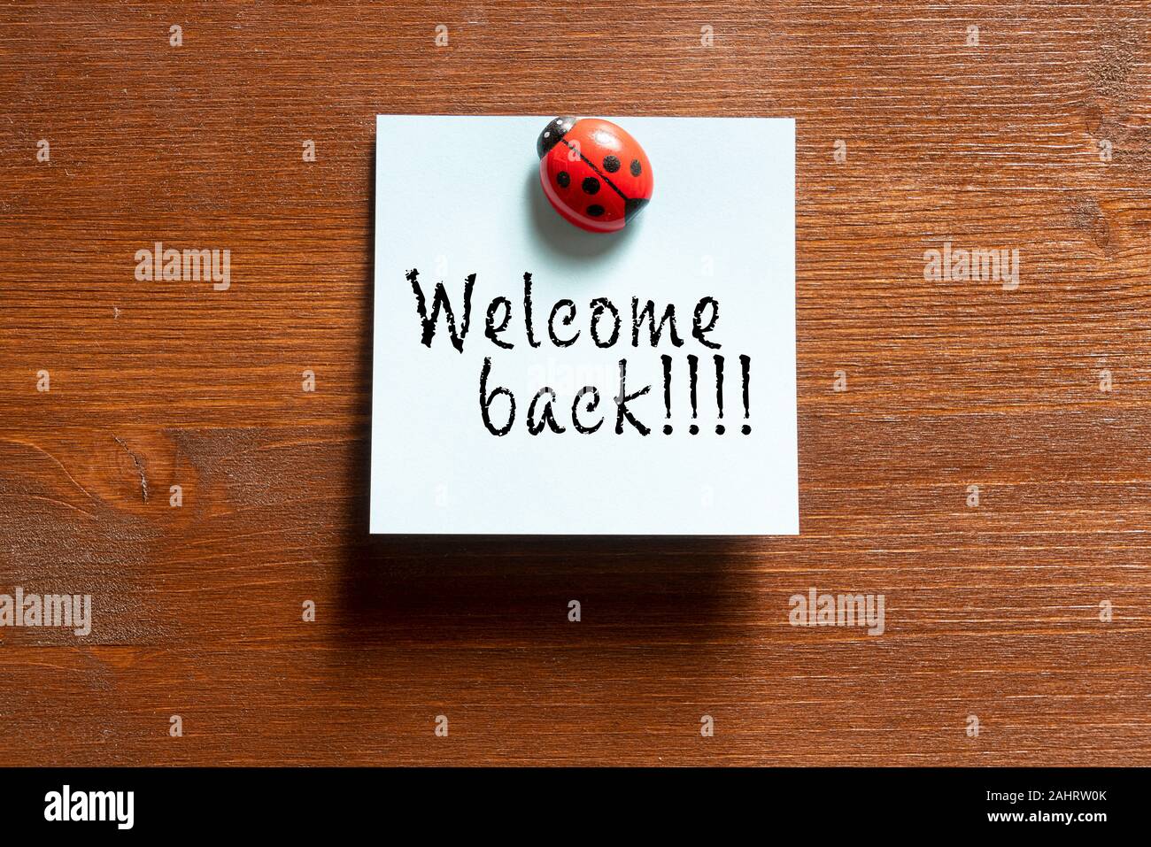 Welcome back sign Banque de photographies et d’images à haute ...