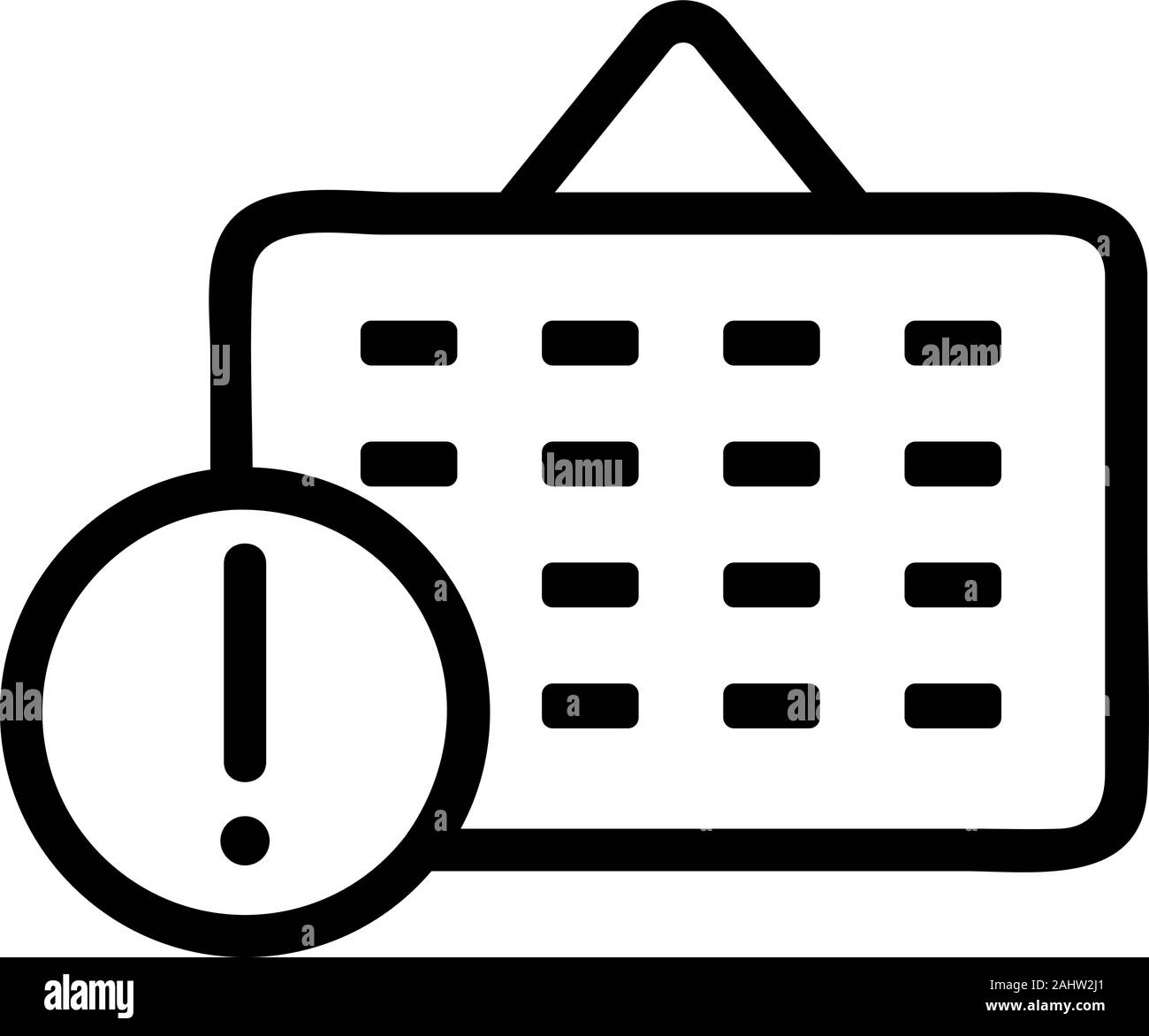 Vecteur icône de rappel. Illustration symbole contour isolé Image ...