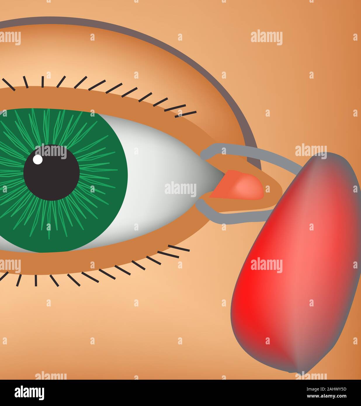 Canal de drainage Banque d'images vectorielles - Alamy