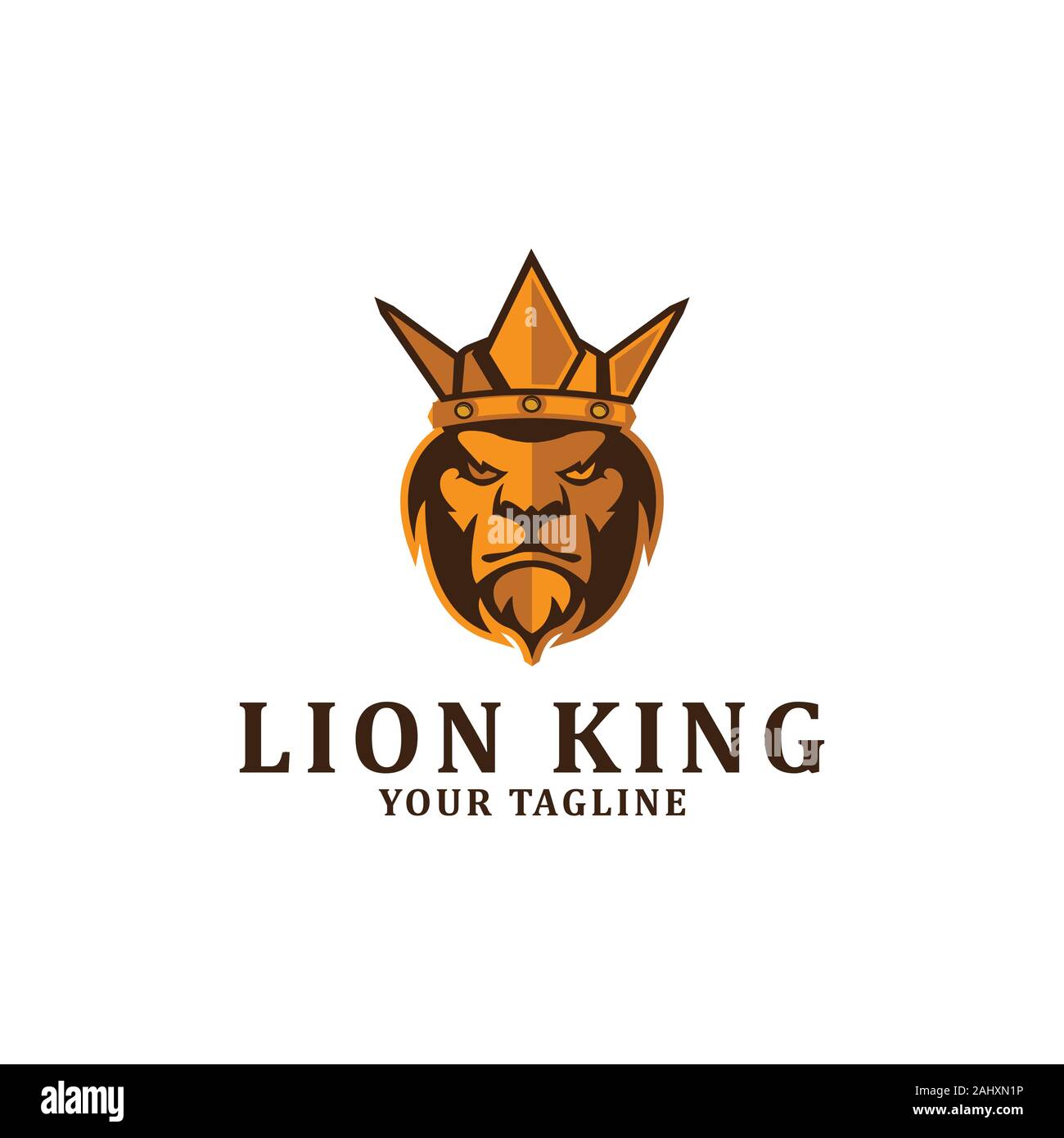 Le roi lion dessins de logos inspiration, propre et solide modèle logo ...