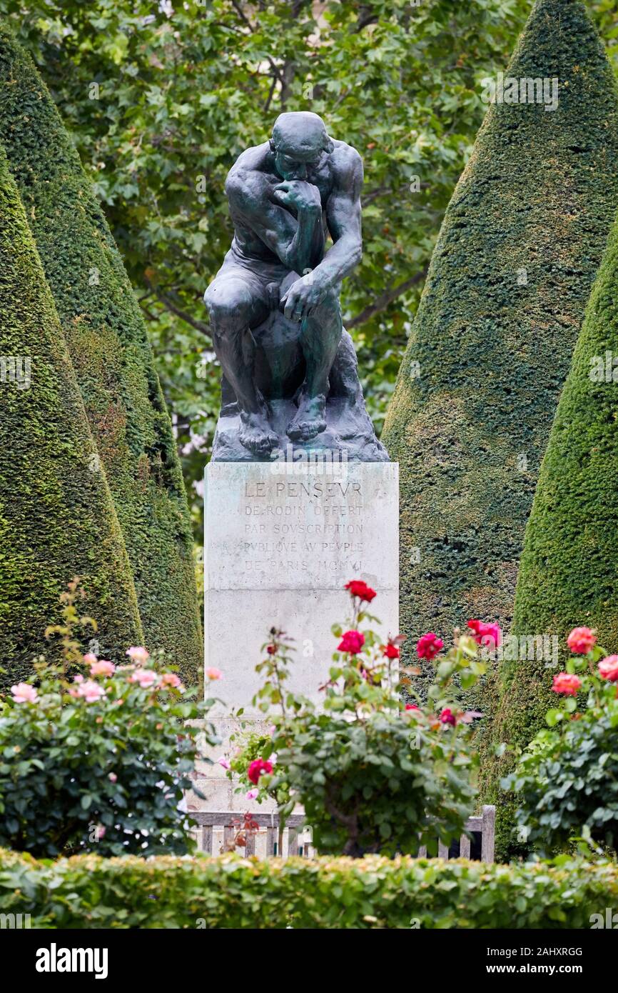 Le penseur auguste rodin Banque de photographies et d’images à haute ...