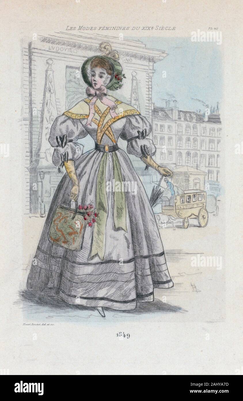 Mode femme française 19ème siècle Banque de photographies et d’images à ...
