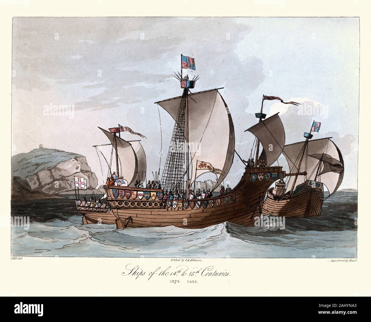 Medieval ships Banque de photographies et d’images à haute résolution ...