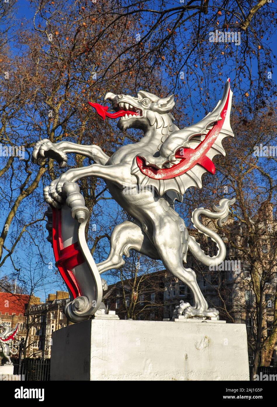 English dragon symbol city london Banque de photographies et d’images à ...