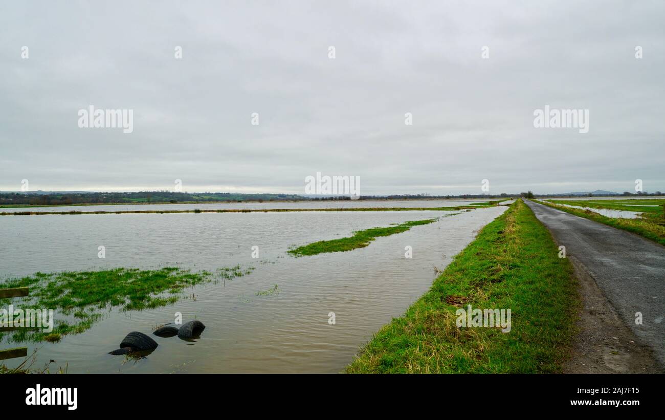 Fossé de drainage inondé Banque de photographies et d’images à haute ...