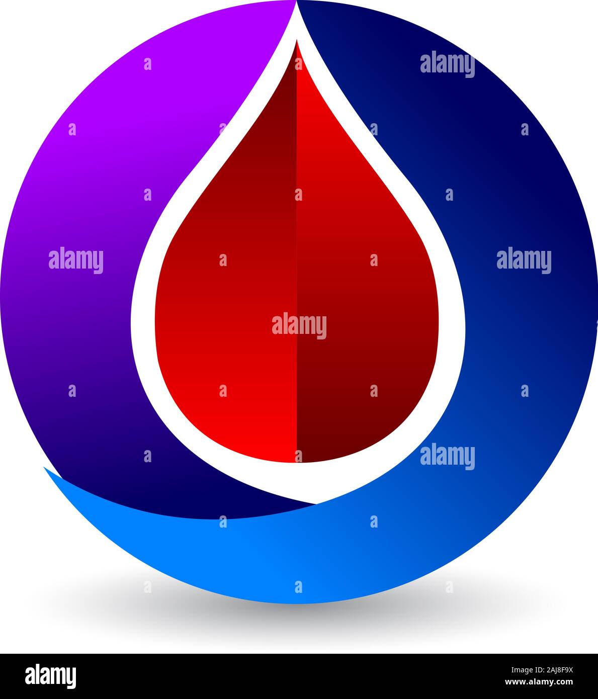 Logo de sang Banque de photographies et d’images à haute résolution - Alamy