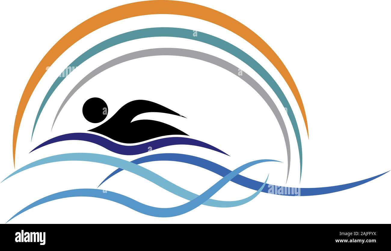 Logo de natation Banque de photographies et d’images à haute résolution ...
