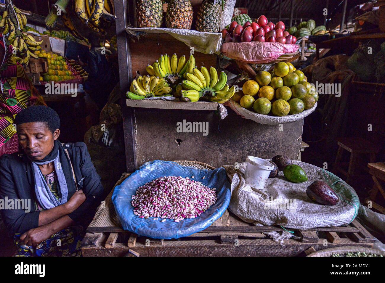 Market in kigali rwanda Banque de photographies et d’images à haute ...