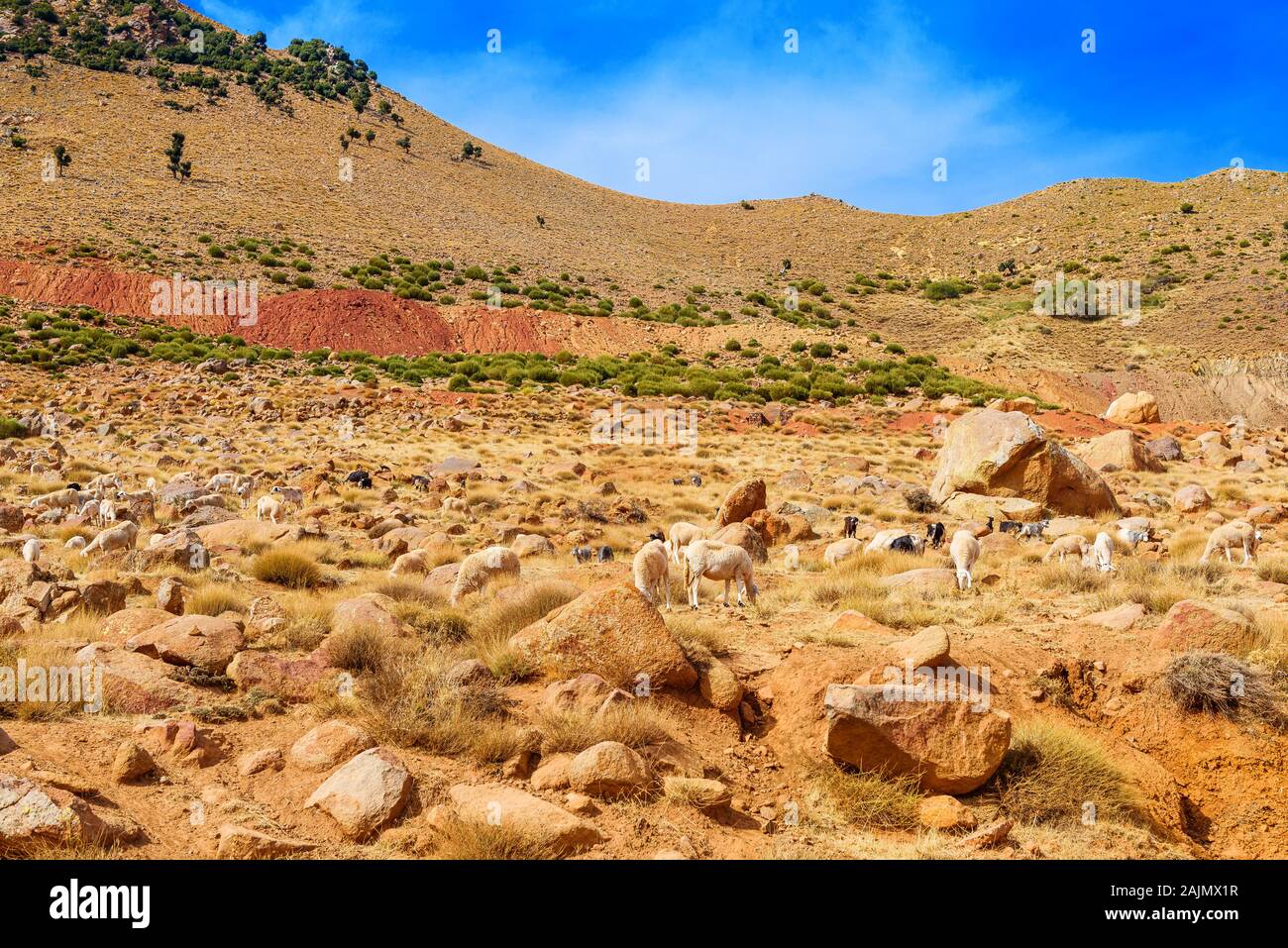 Paysage De Montagnes De L'atlas Banque d'image et photos - Alamy