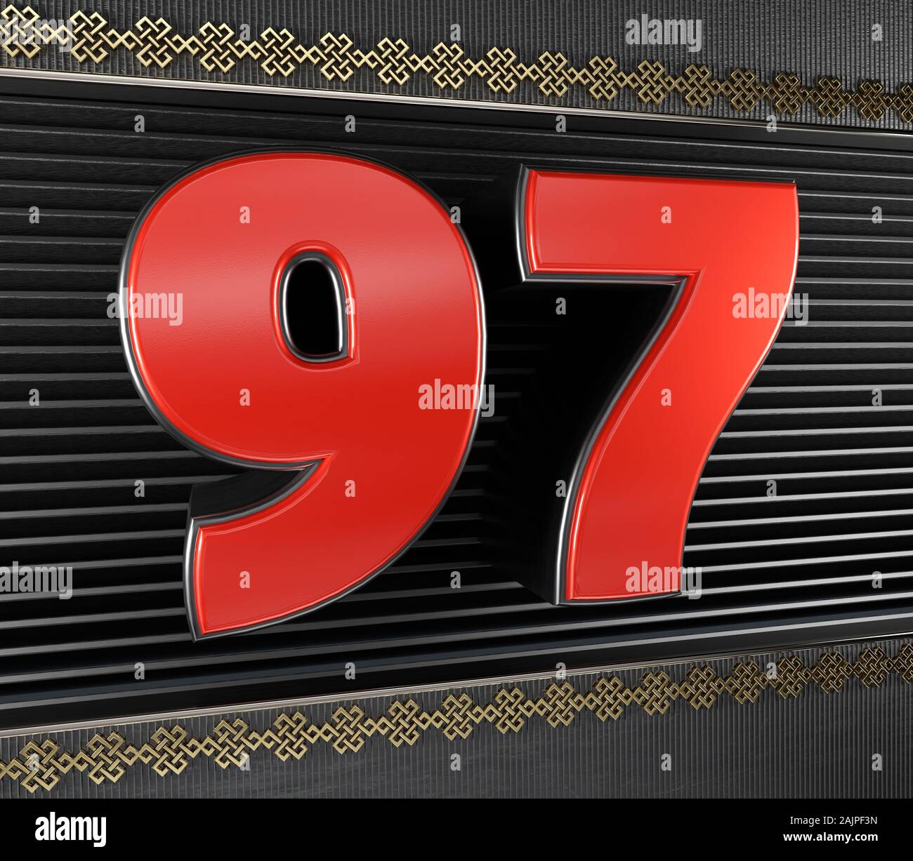 Number 97 Banque de photographies et d’images à haute résolution - Alamy