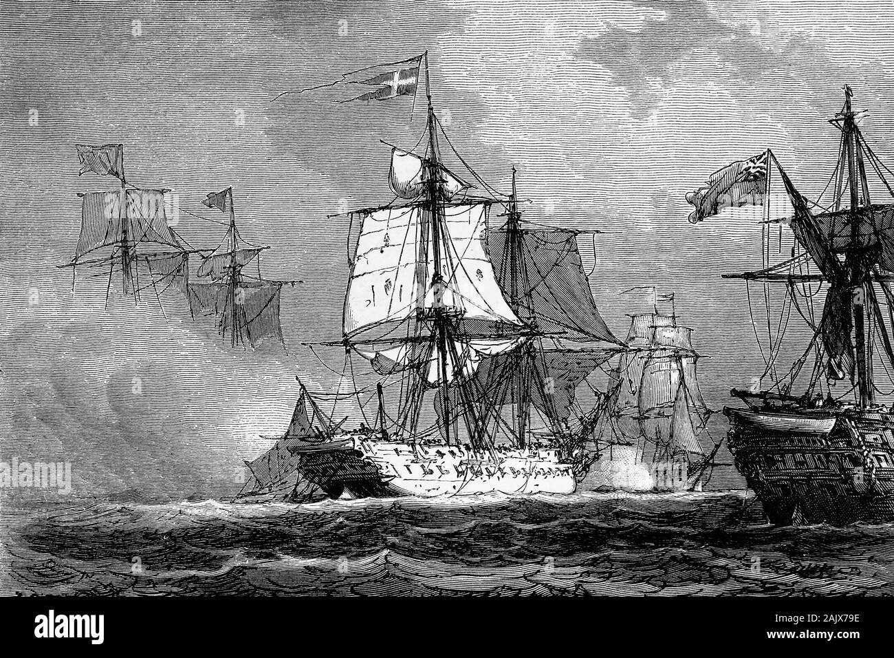 Danish frigate Banque de photographies et d’images à haute résolution ...