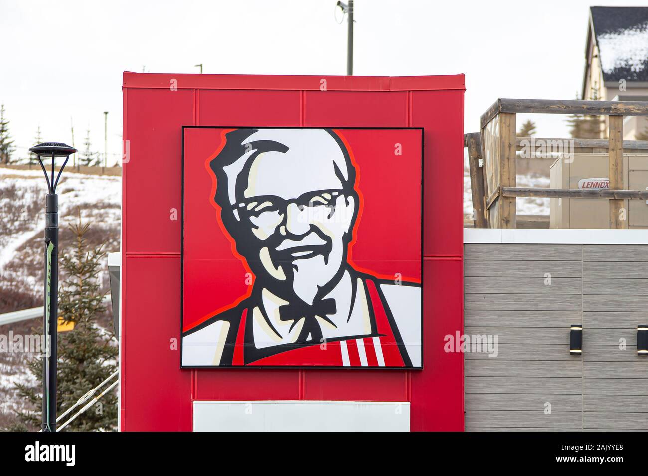 Kfc chicken panneau quebec Banque de photographies et d’images à haute ...