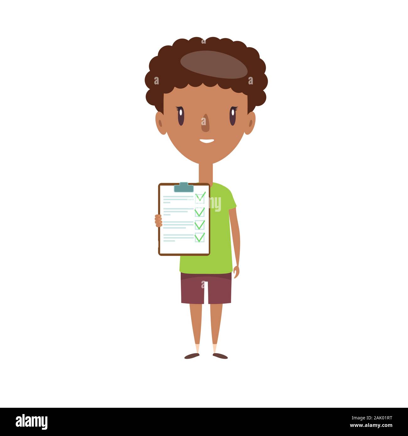 Questionnaire Cartoon Banque d'images vectorielles - Alamy