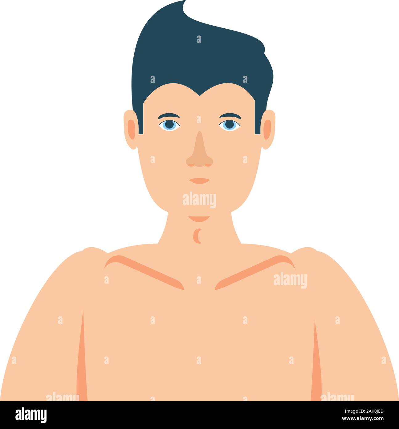 Torse masculin icône concevoir, corps humain personne personnes ...