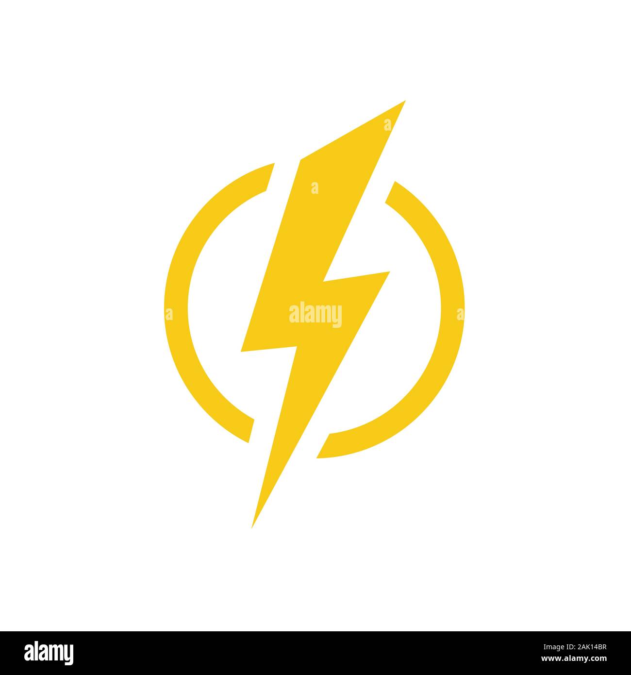 L'icône d'éclairage électrique. Symbole de puissance vector Image ...