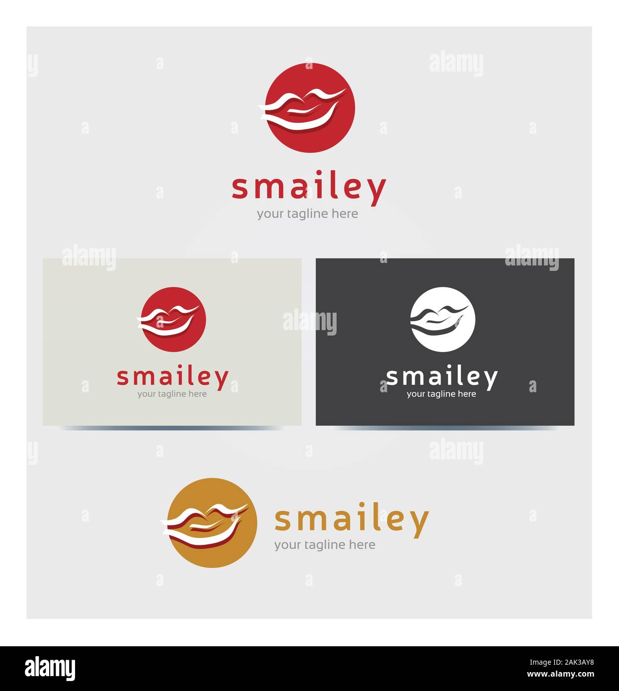 Collection de logos de dents Banque d'images vectorielles - Alamy