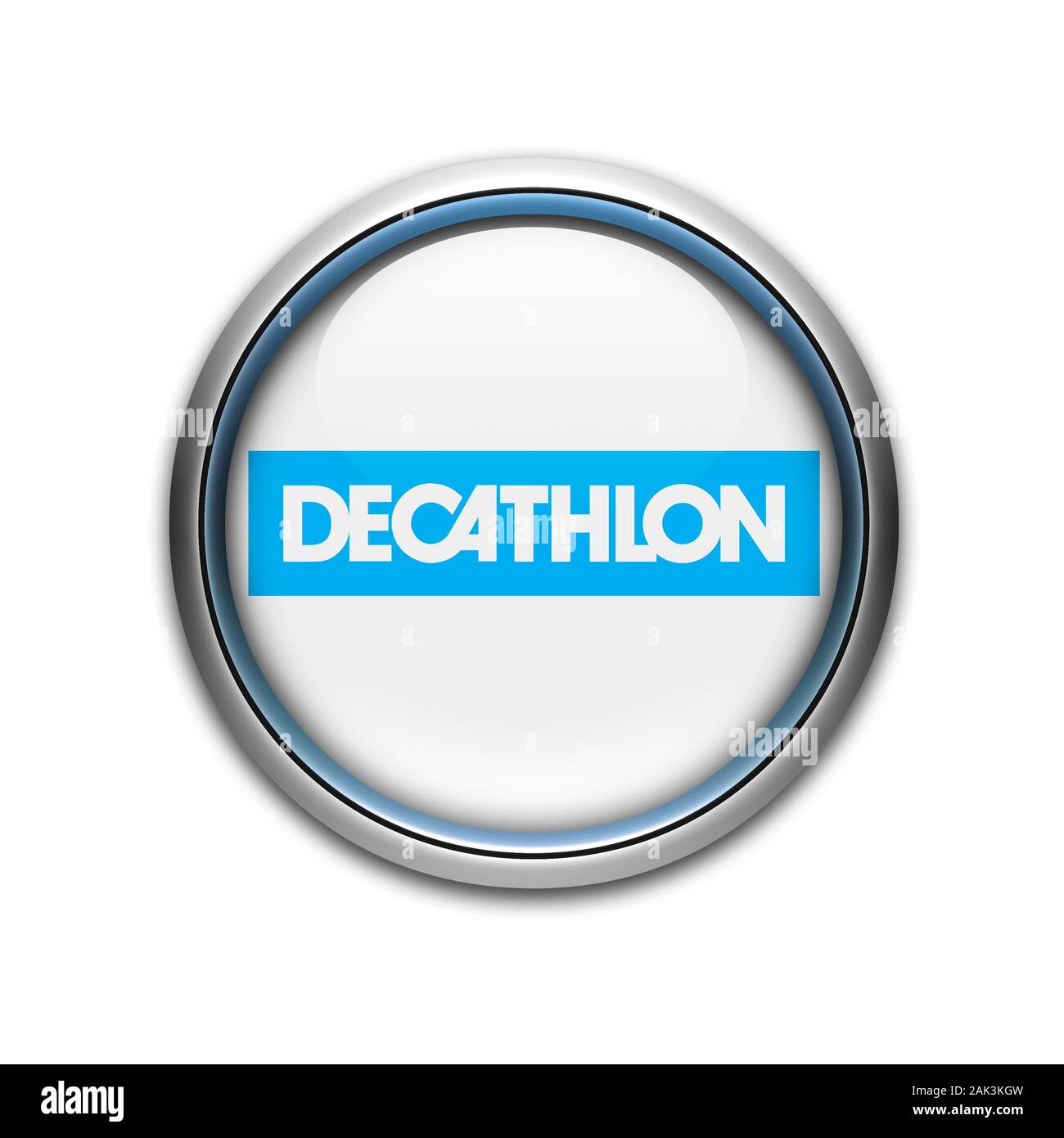 Decathlon logo Banque d'images détourées - Alamy