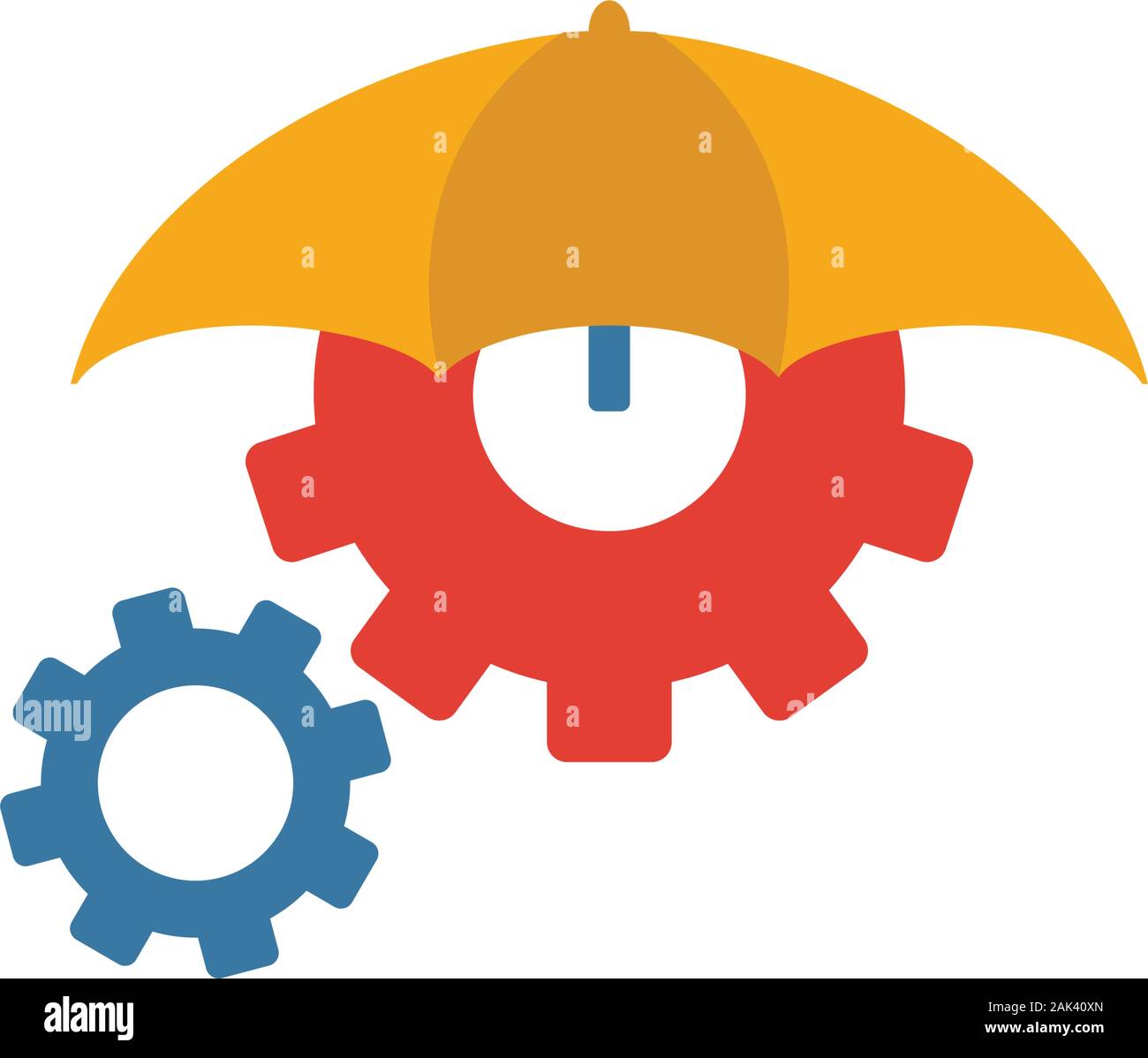 L'icône de gestion du risque. La gestion des risques de l'élément ...