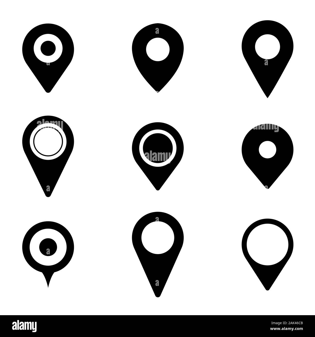 La carte de communication série. La cartographie des marqueurs ...