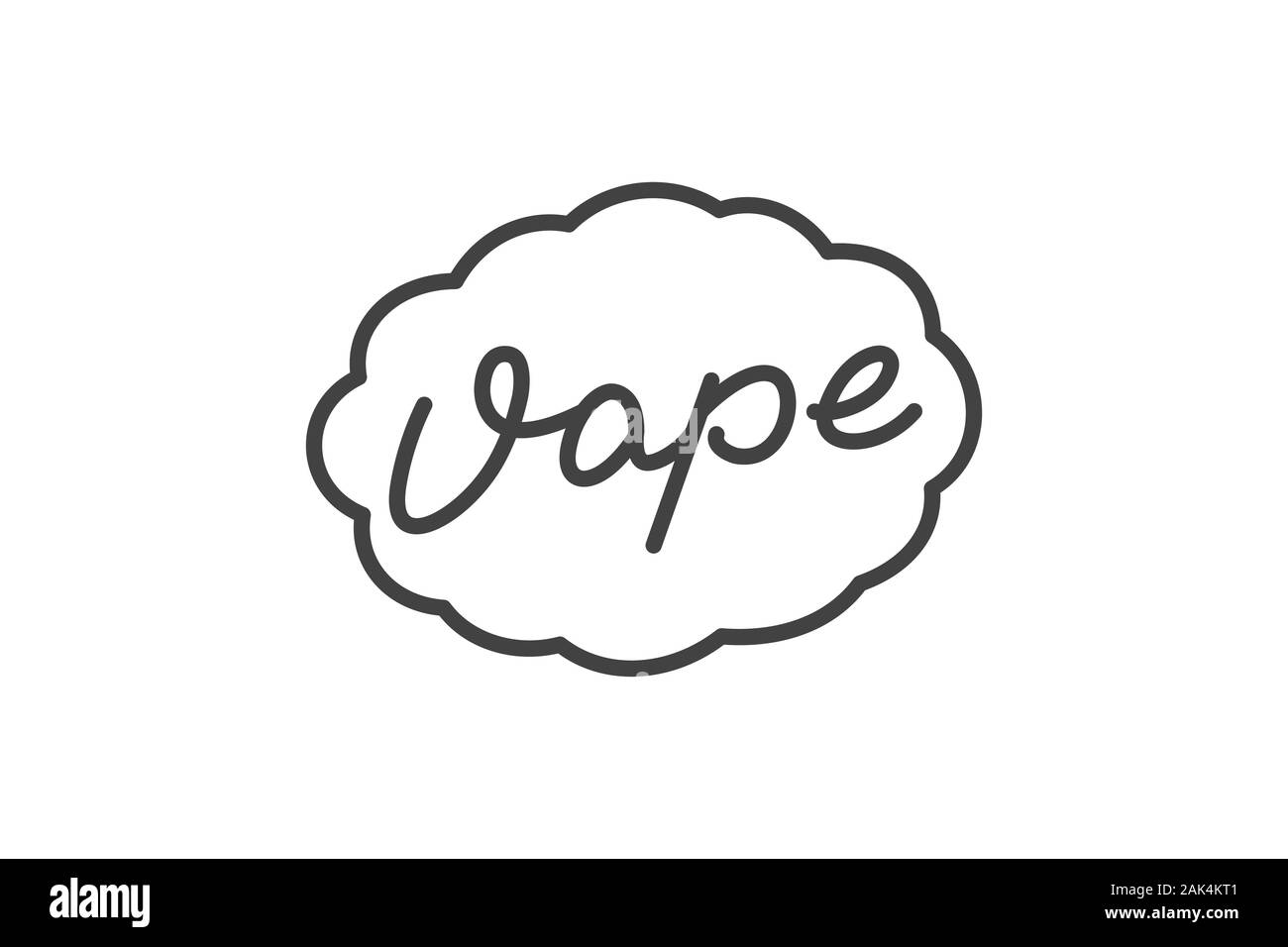 Logo vape Banque d'images vectorielles - Alamy