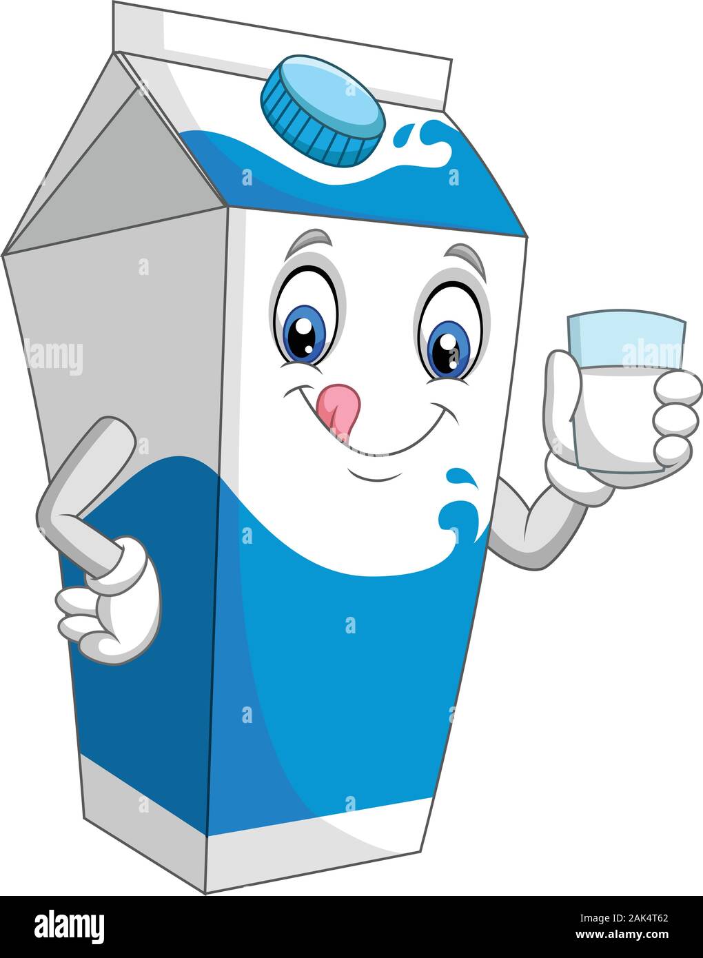 Boîte de lait dessin animé tenant un verre de lait Image Vectorielle ... Boîte de lait dessin animé tenant un verre de lait Image Vectorielle ...