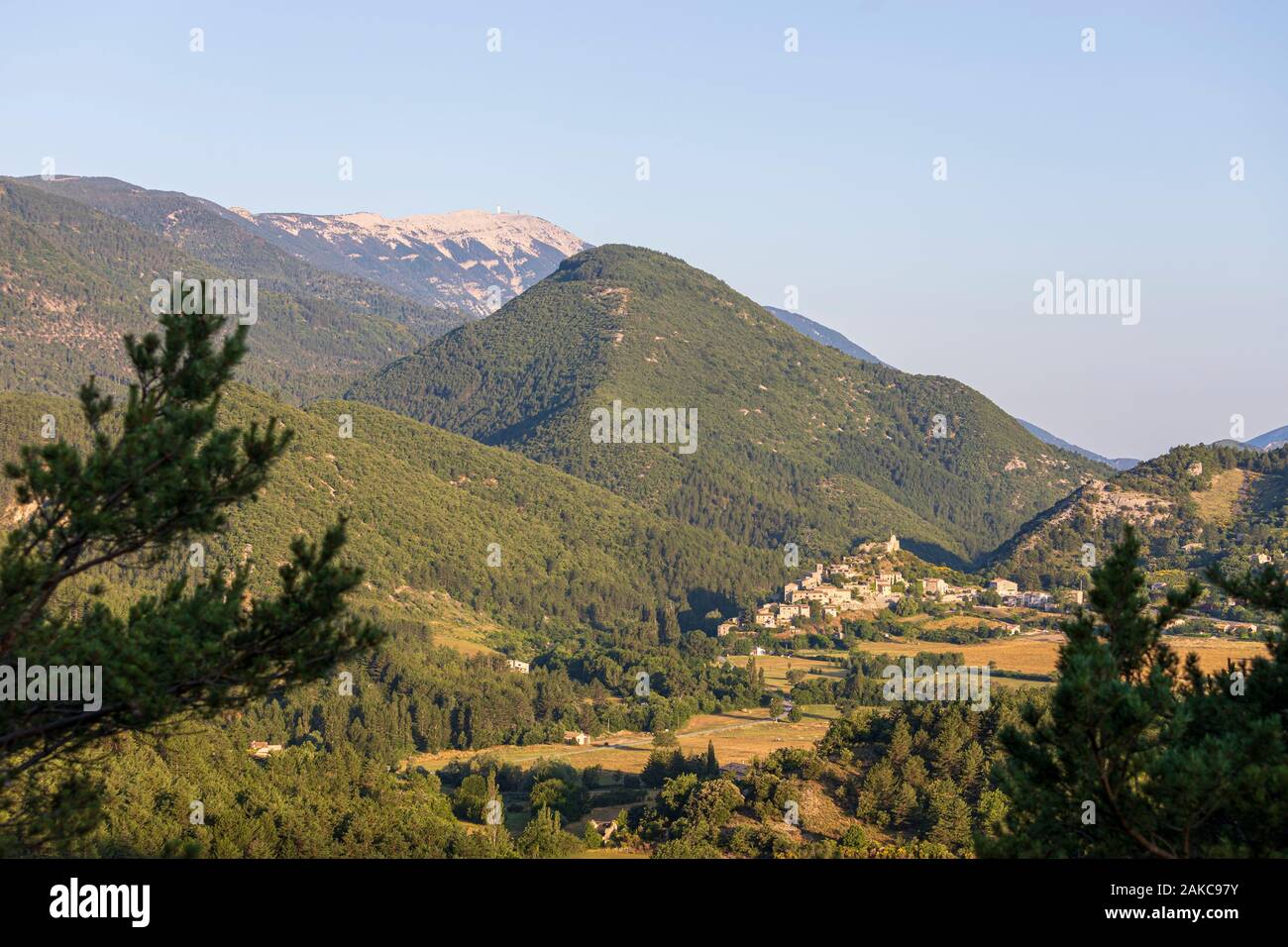 France, Drôme, parc naturel régional des Baronnies provençales ...