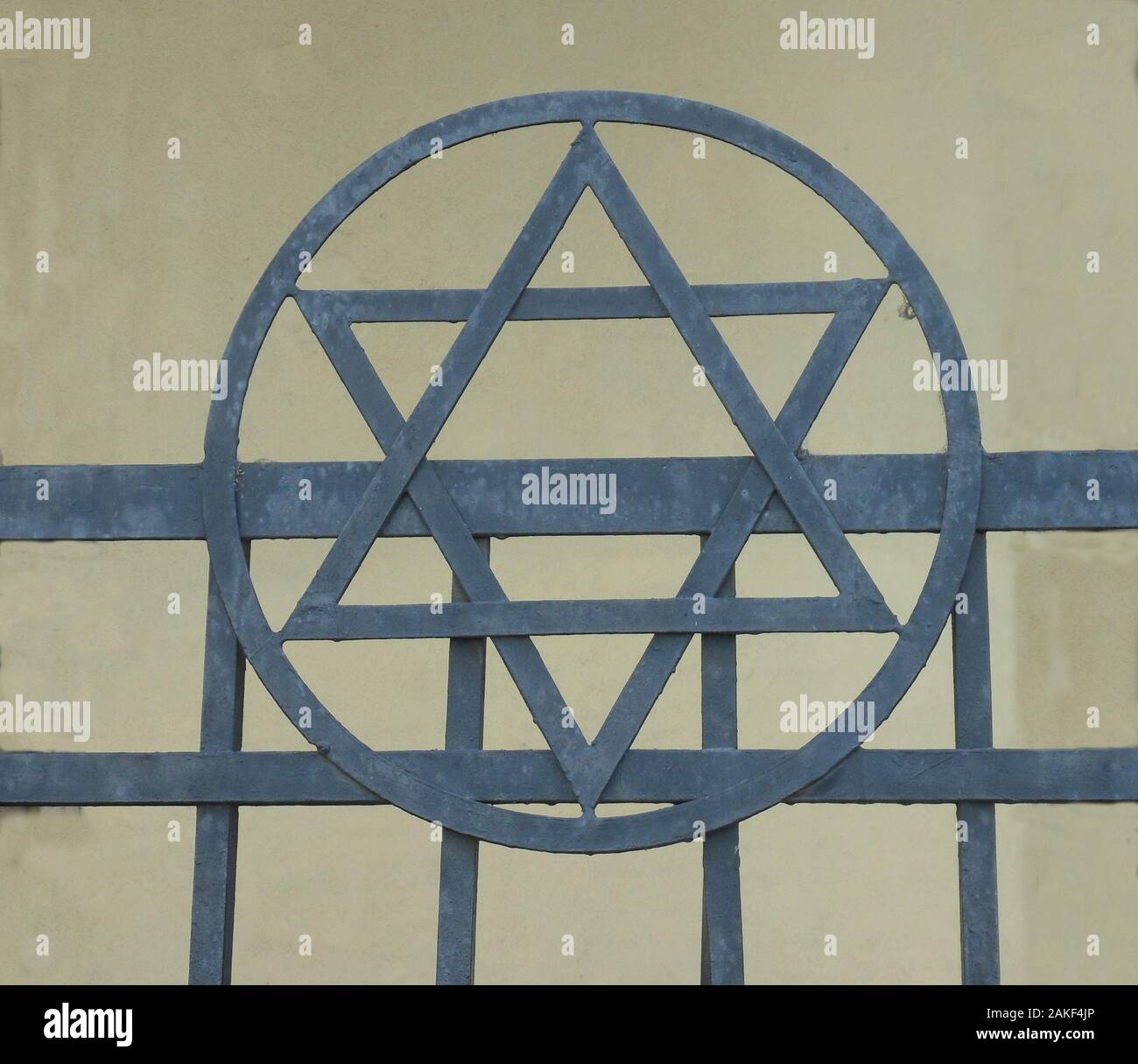 Star juif, ou étoile de David qui est le principal symbole de la ...