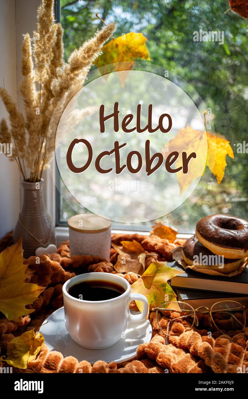 Bonjour octobre Banque de photographies et d’images à haute résolution ...
