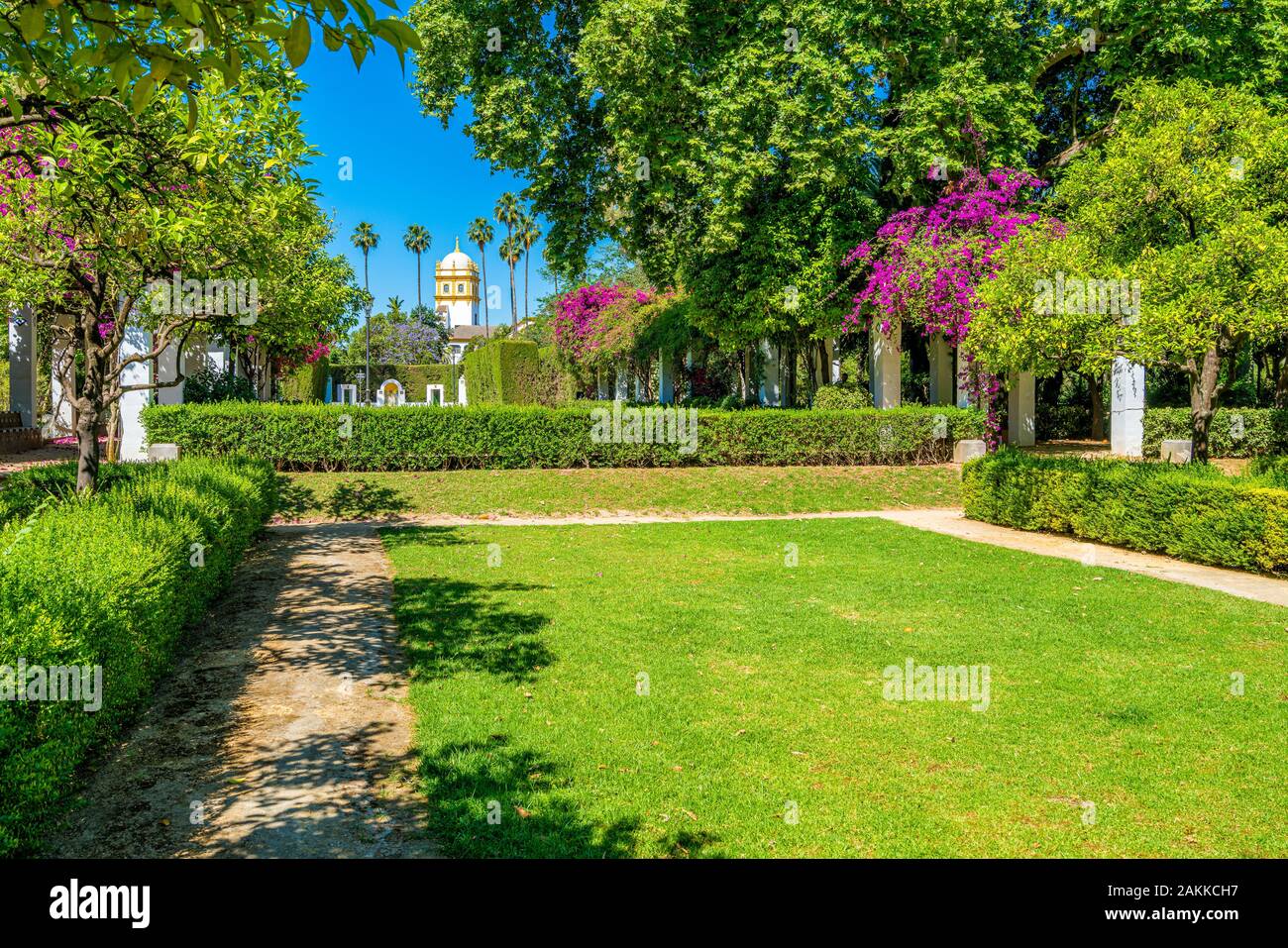 Le Parque de Maria Luisa (Parc Maria Luisa), célèbre parc public de ...