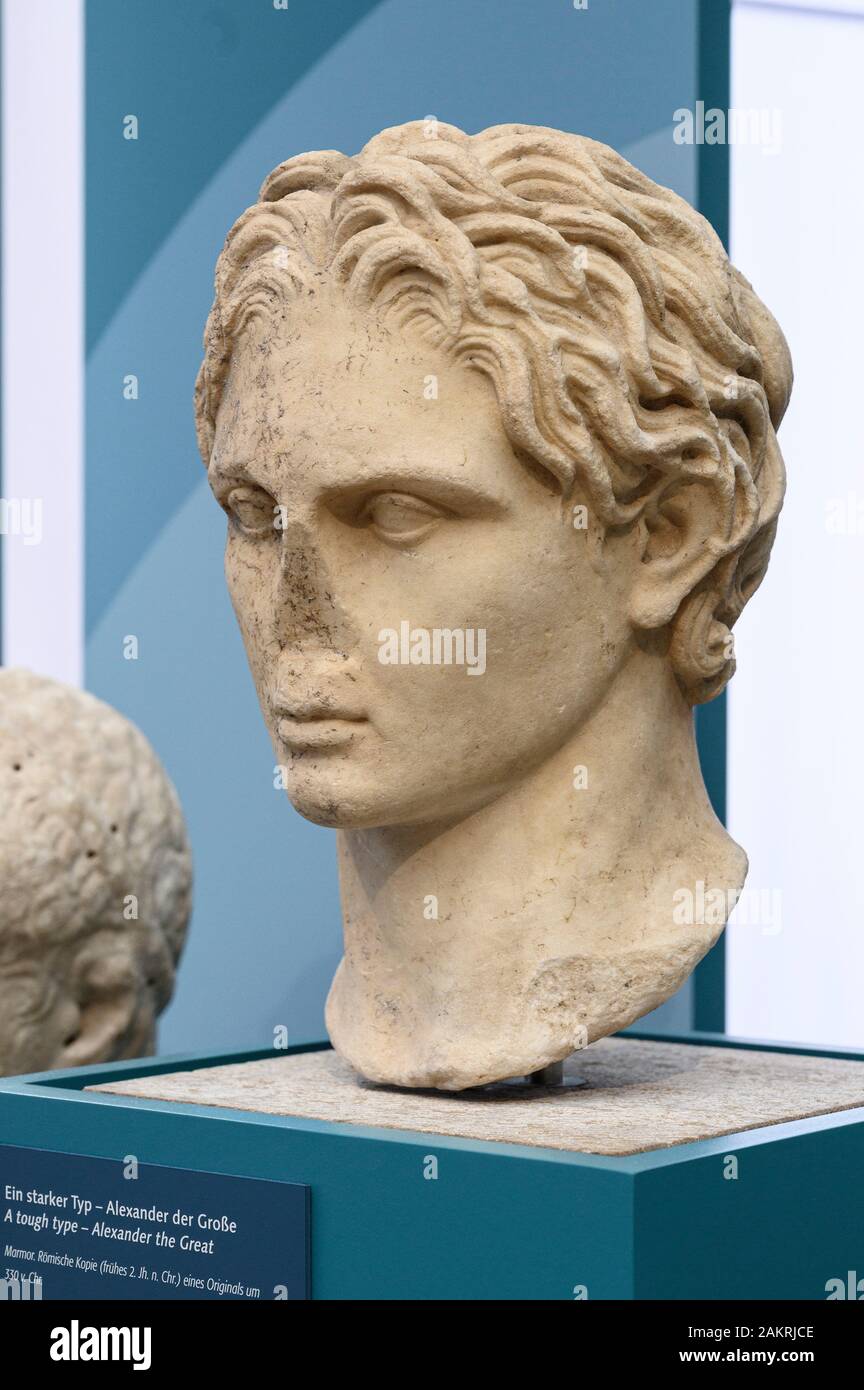 Alexander great portrait bust sculpture Banque de photographies et d ...