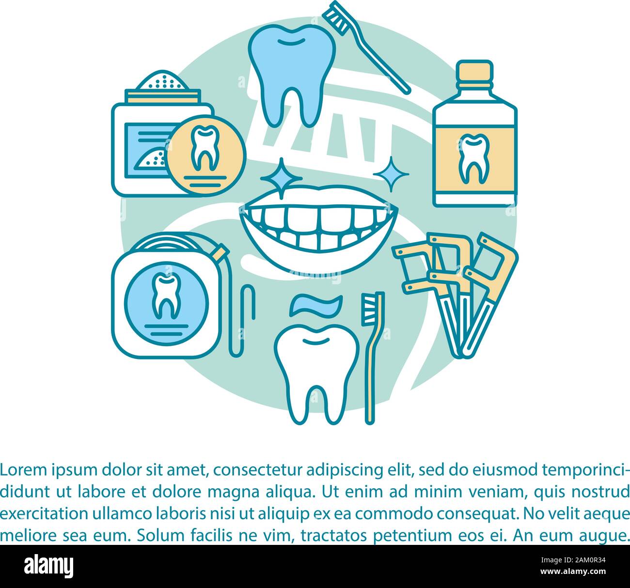 Prevent tooth decay Banque d'images vectorielles - Alamy