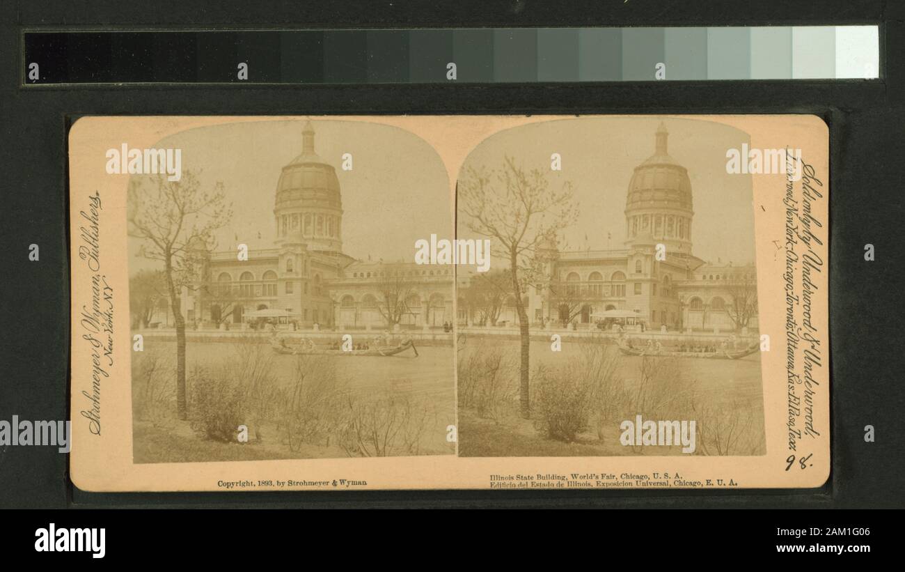 L'Illinois State building, Chicago World's Fair, USA par Strohmeyer ...