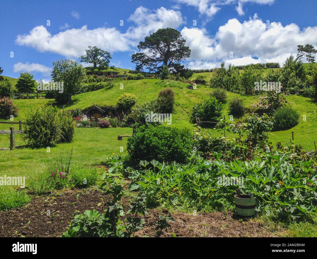 Matamata, Nouvelle-Zélande - 12 Décembre 2019: Hobbiton Movie Set. Le ...