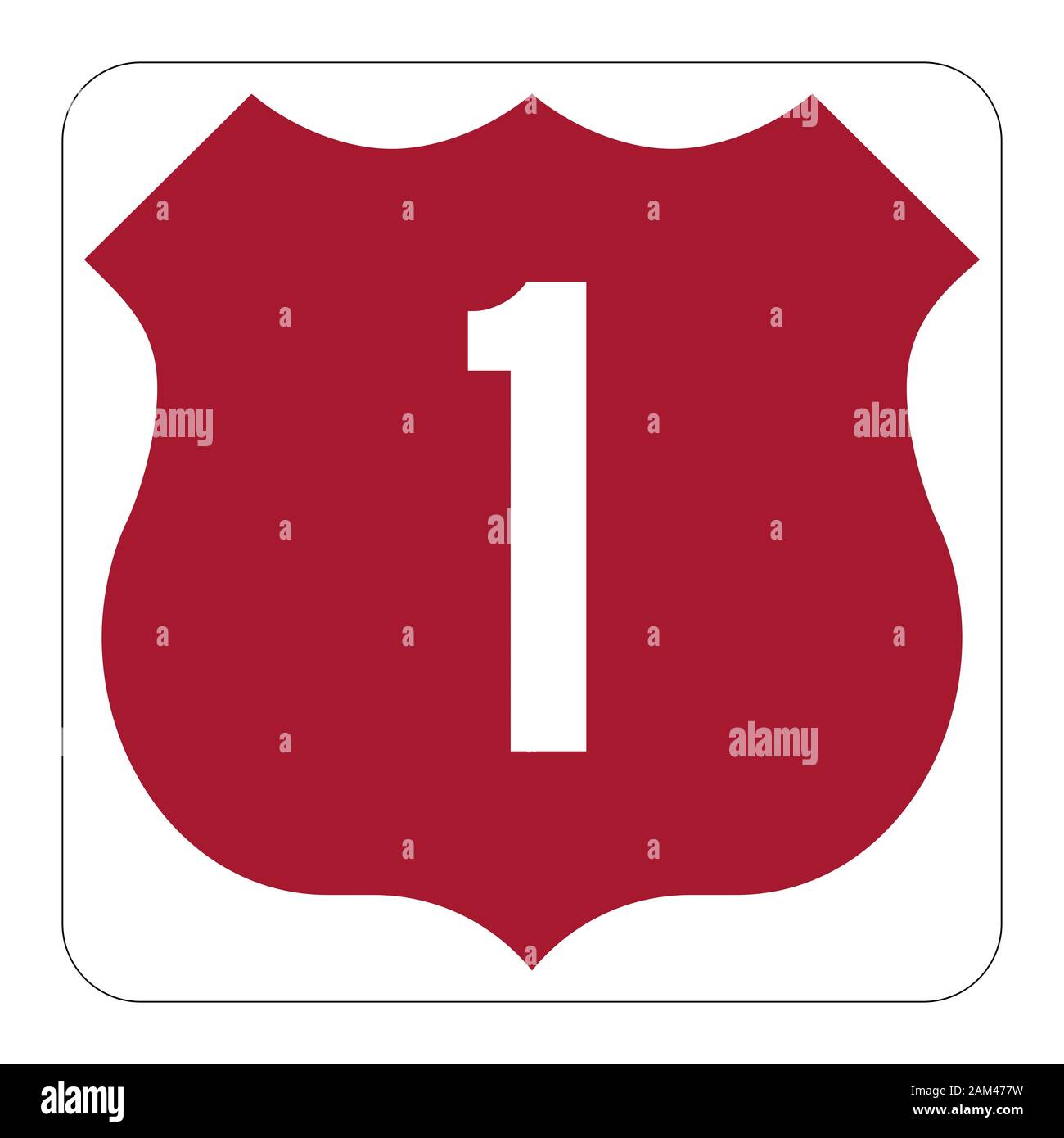 Autoroute nationale un Banque d'images détourées - Alamy