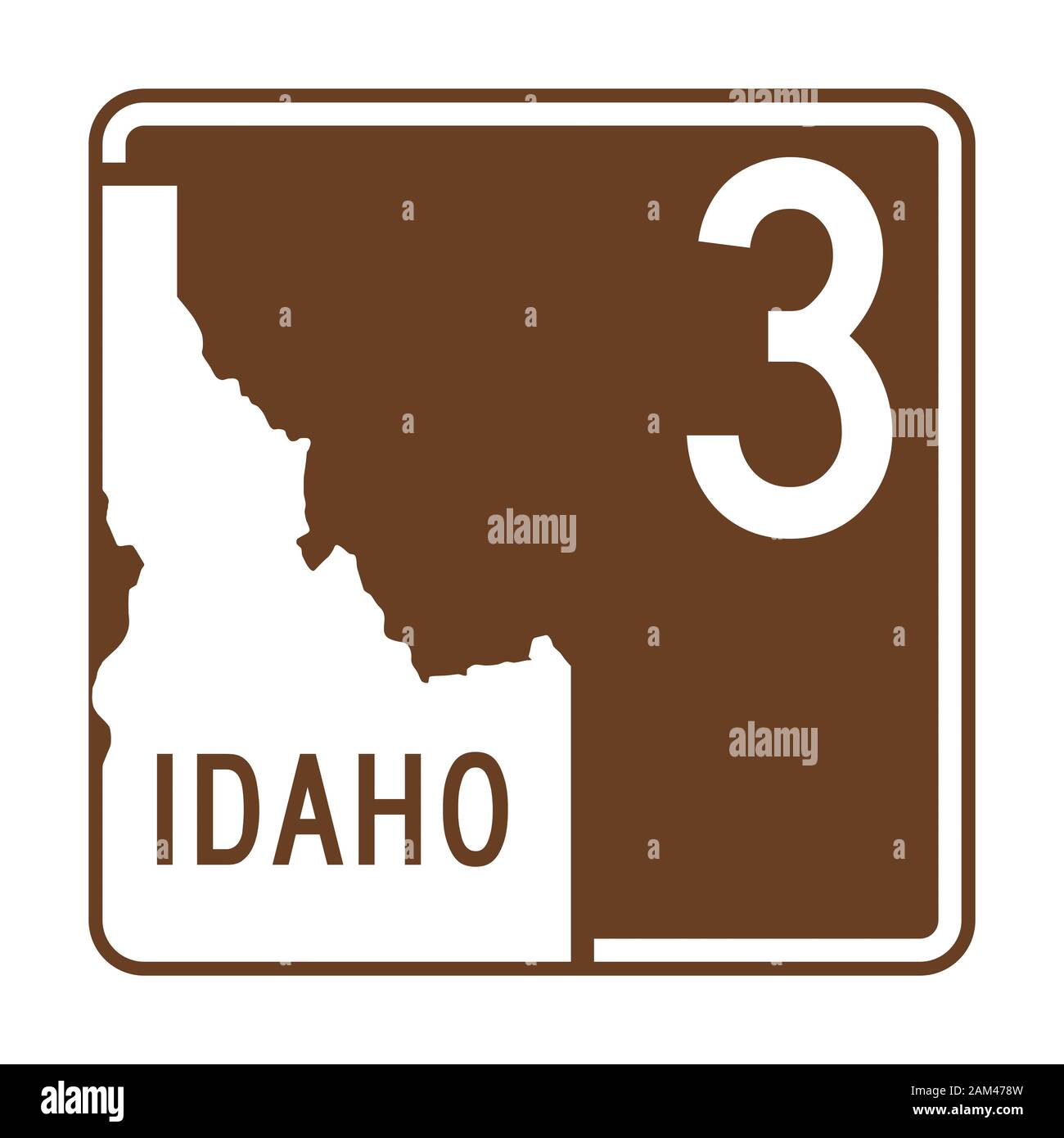 Us highway route map Banque de photographies et d’images à haute ...